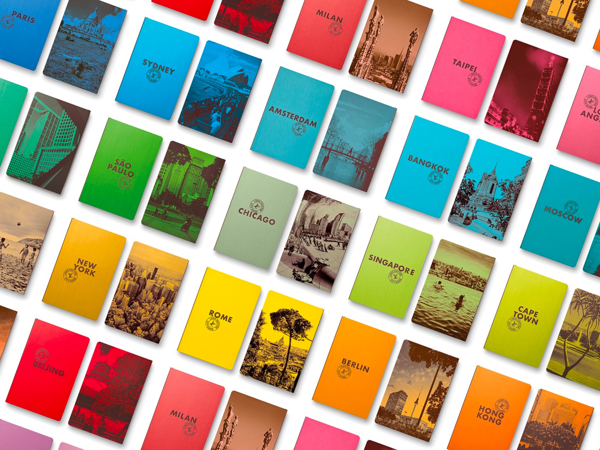 Louis Vuitton City Guide - art direction + design - Emmanuel Roy